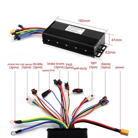 Ebike 36v 48v 40a 3 Mode Controller Gd01 Display Electric Bike Controller Conversion Kit For