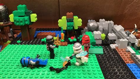 Jay And Cole Vs Kai And Zane A Lego Stop Motion Short Youtube