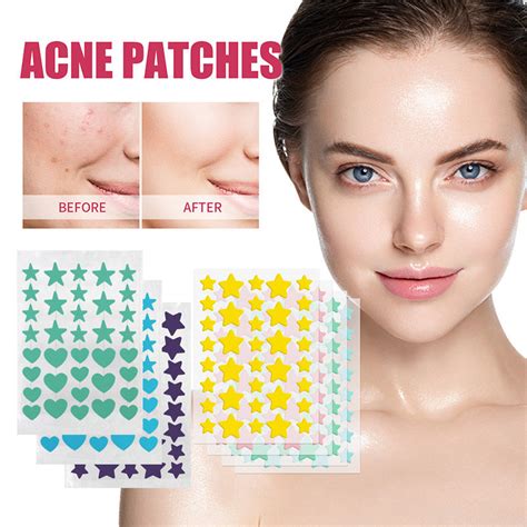 Candy Color Pimple Patches Multiple Acne Star Patches Thin Light Acne Paste Makeup Tools