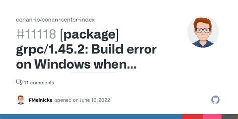Package Grpc1452 Build Error On Windows When Building `shared