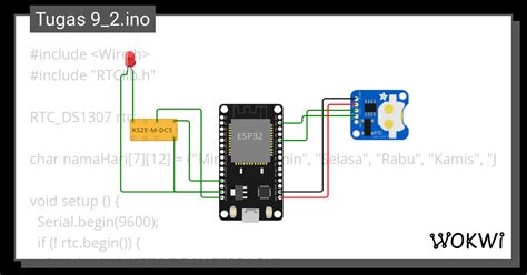 Tugas 9o Wokwi Esp32 Stm32 Arduino Simulator