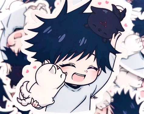 Cute Chibi Megumi Vinyl Sticker Waterproof Fadeproof Scratch