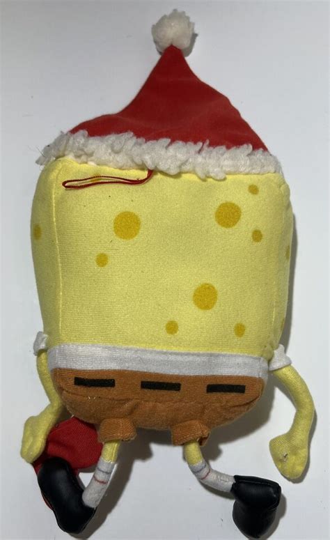 Spongebob Squarepants Plush Santa Hat Stocking 16 Christmas Stuffed