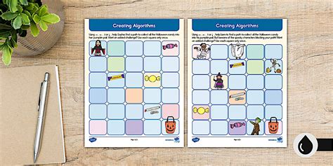 halloween themed coding unplugged creating algorithms
