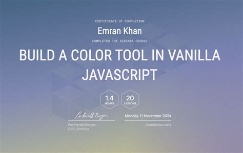 Emran Khan On Linkedin I Just Built A Color Lightendarken Tool With Vanilla Html Css And