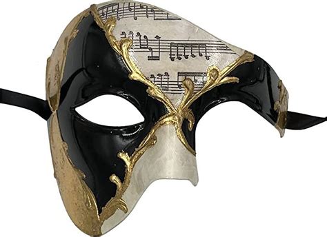 Luxury Mask Vintage Phantom Of The Opera Mask Venetian Half Face Mask