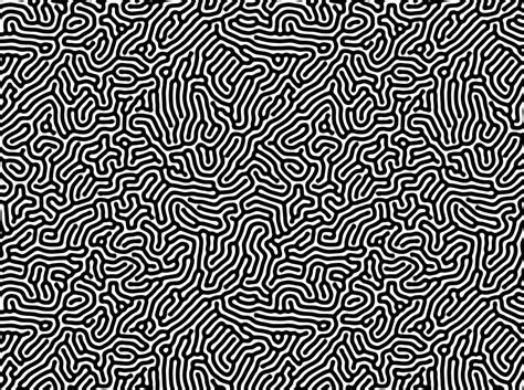 Gray Scott Reaction Diffusion Pattern Art