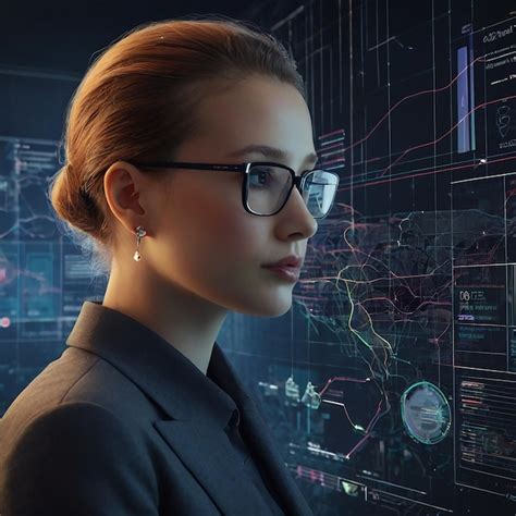 premium photo ai algorithms analyzing and predicting