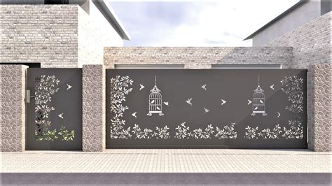 Cnc Curl Tree Branch Gate Dxf Svg Design Makerbhawan