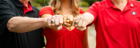 Three Generations Of Uga Alumni Celebrate Their Bond With Class Rings