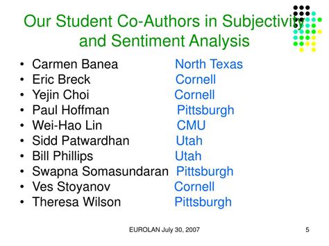 Ppt Manual And Automatic Subjectivity And Sentiment Analysis