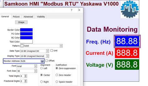 Samkoon Hmi Modbus Rtu Yaskawa V1000 Tutorial