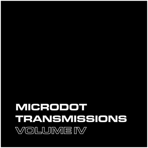 Microdot Transmissions Volume Iv Brian Grainger
