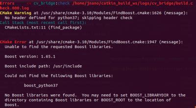 Cyan Infinite Compiling ROS Cv Bridge With Python