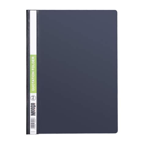 A4 Black Pvc Presentation Folder Easy Office