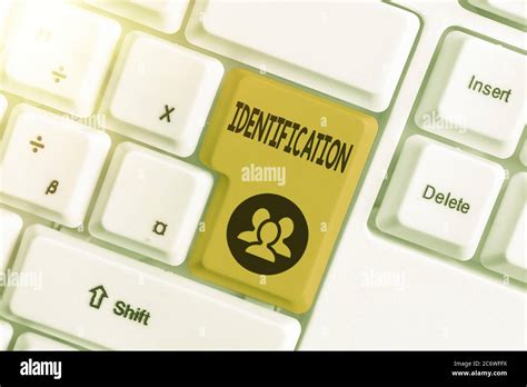 Handwriting Text Writing Identification Conceptual Photo An Action Or Procedure To Identify