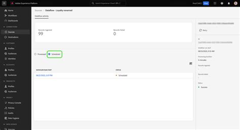 On Demand Ingestion For Sources Dataflows In The Ui Adobe Experience