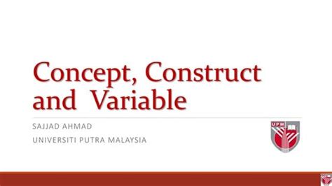 concept construct and variable ppt