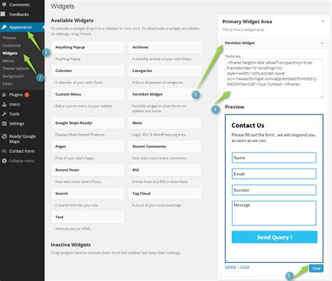 How To Create And Embed Form On Your Website FormGet