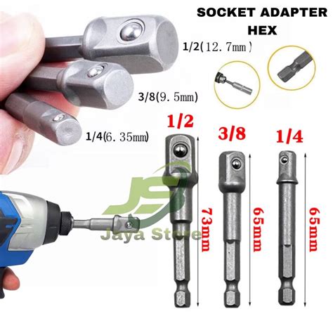 Jual Adapter Kunci Shock Socket Adapter Kepala Bor Hex Adapter Impact