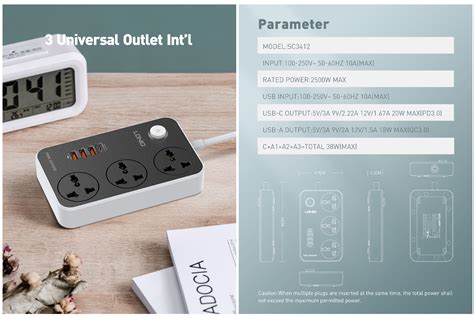 Km Lighting Ldnio Power Socket W Sc