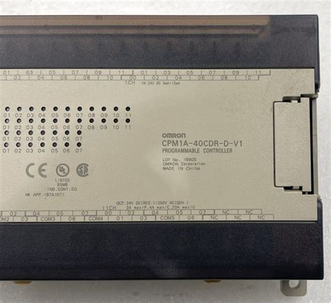 omron cpm1a 40cdr d v1 micro programmable controller novus ferro pte ltd