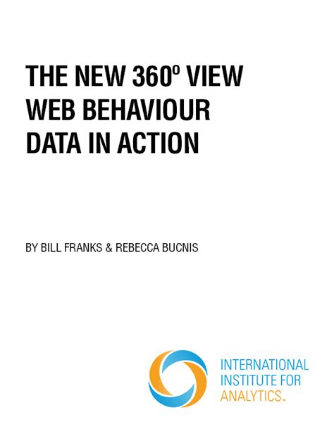 The New View Integrating Customer Web Behaviour Data Data To Dollars Board