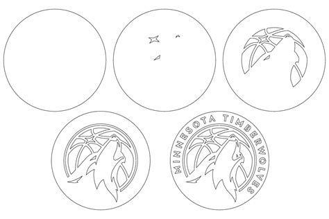 Minnesota Timberwolves Layered Laser Cut Files Dreamdarwins Laser Cut Files