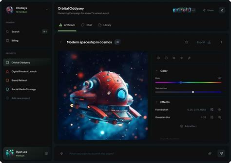 artificium free ui kit for ai content creation app freebiesbug