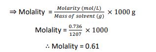 Molarity to Molality, Converting, Problems, Formulas, Units