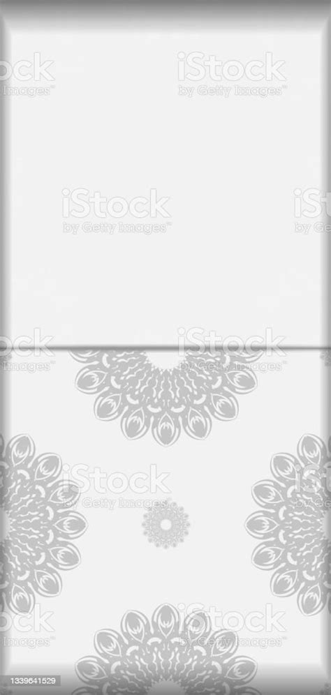벡터 텍스트와 검은색 패턴의 장소로 초대 카드를 준비합니다 인쇄 디자인 엽서 흰색 만다라에 대한 템플릿 0명에 대한 스톡 벡터 아트 및 기타 이미지 Istock