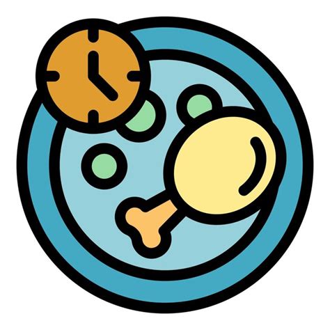 Premium Vector Meat Diet Icon Outline Vector Application Care Device Management Color Flat