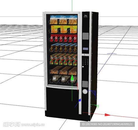c4d模型 自动贩卖机 设计图 其他模型 3d设计 设计图库 昵图网