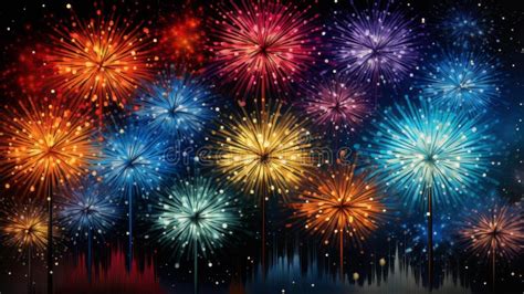 Modern Geometric Firework Designs With Bold Shapes And Abstract