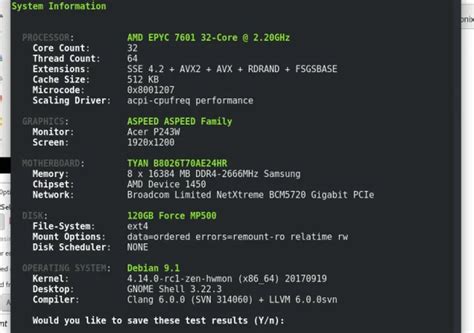 Gcc And Llvm Clang Compiler Benchmarks On Amd S Epyc 7601 Review Phoronix