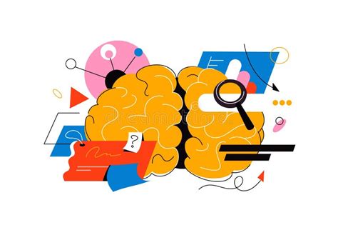 Brainstorming Finding Creative Idea Stock Vector Illustration Of