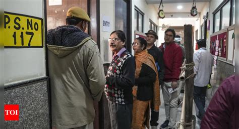 Delhi Assembly Elections 2025 As Turnout Dips All Eyes On Saturday Score Votes Cast Lowest