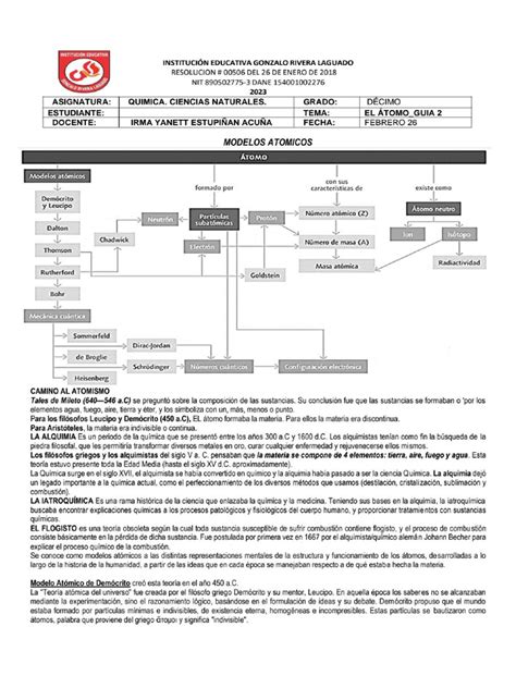 Guia 2 Química 10 Grl Pdf