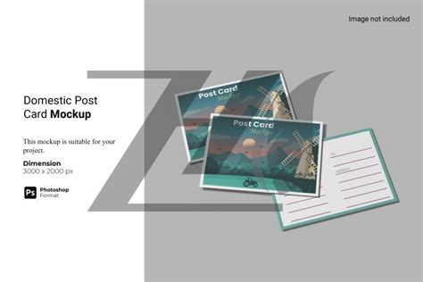 دانلود فایل لایه باز موکاپ کارت پستال نمای بالا دانلود رایگان فایل لایه باز، Psd، وکتور، لوگو