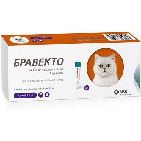 Bravecto Spot-On (Бравекто Спот-Он) by MSD Animal Health ...