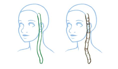 How To Draw Natural Textured Afro Hairstyles Afros Locs Braids Twists Envato Tuts