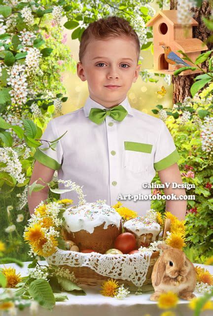Выпускные фотокниги и виньетки Коллаж Пасхальный натюрморт 2 Выпускные фотокн Детский