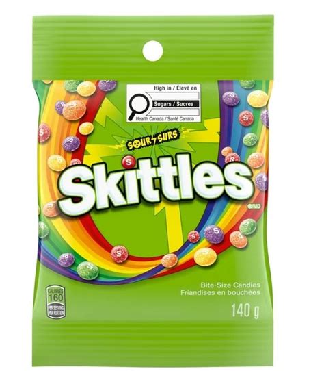 Skittle Sour Bite Size Candies 140g Mart31