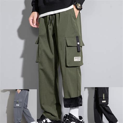 2unme 기모카고 벌룬팬츠 카고바지 와이드팬츠 통바지 온채널