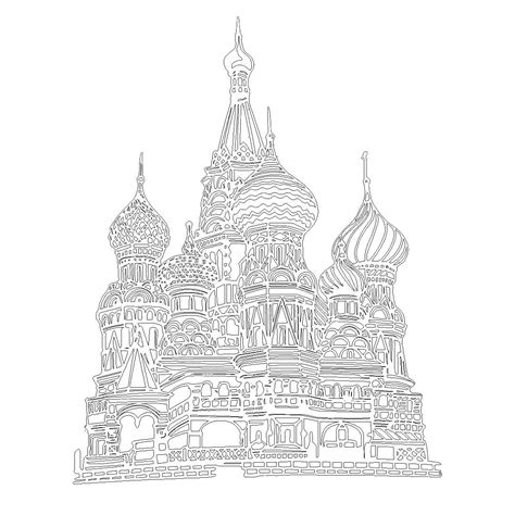 Храм василия блаженного раскраска 74 фото