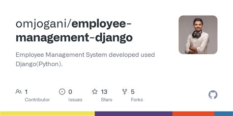 github omjogani employee management django employee management