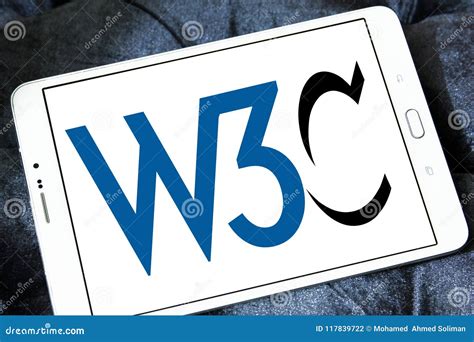 World Wide Web Consortium W3c Logo Editorial Photography Image Of