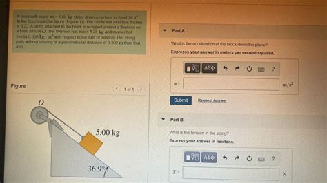 Answered A Block With Mass M 5 00 Kg Slides… Bartleby