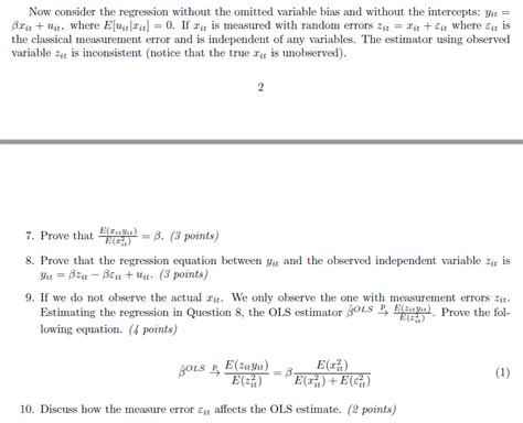 now consider the regression without the omitted