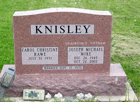 Joseph Michael “mike” Knisley 1949 2002 Find A Grave äreminne